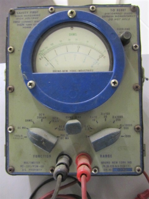 analoges Universal Meßgerät Multimeter Bundeswehr US Army Sammler ...
