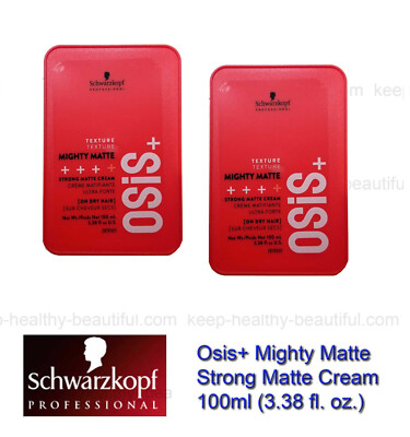 Schwarzkopf Osis+ Mighty Matte Strong Matte Cream 100ml (3.38 fl. oz ...
