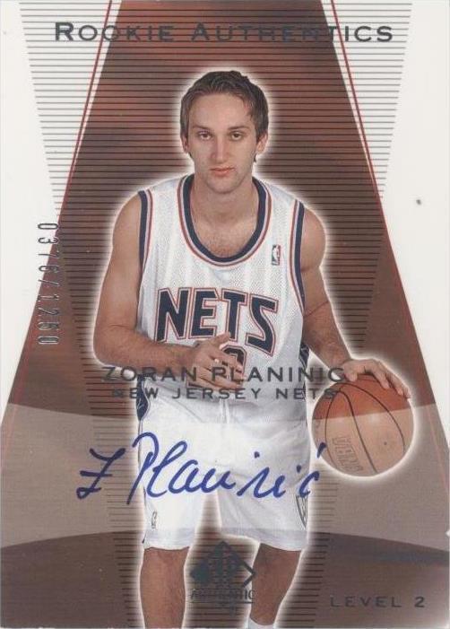 2003-04 SP Authentic - Rookie Authentics Zoran Planinic #166 /1250 (AU ...