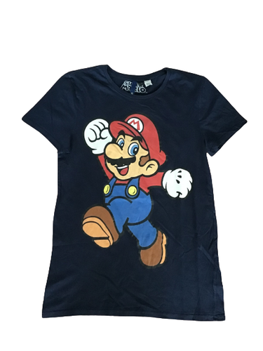 Super mario Nintendo Jersey Hommes T-Shirt Jersey Coton Jersey TAILLE S ...