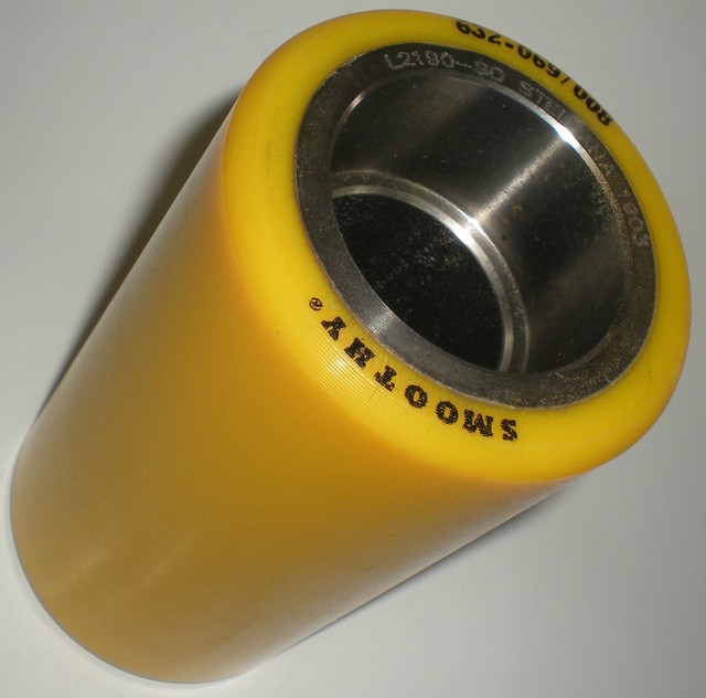 19 Raymond 632-069/008 Smoothy ForkLift Poly Load Wheel 6" W x 3-1/4 ...