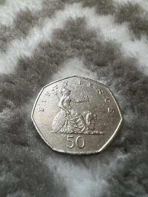 Very Rare 1997 50p Coin with Queen Elizabeth's Second Portrait | eBay UK