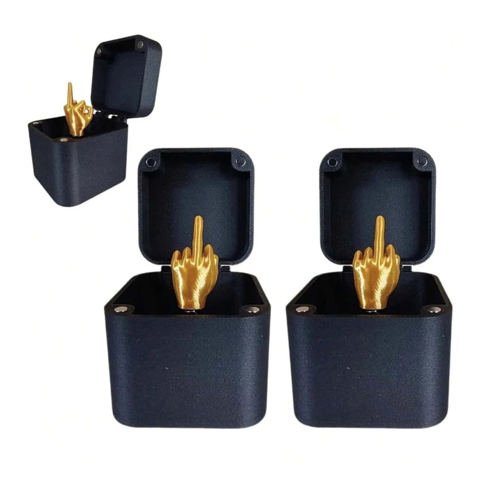 Middle Finger Surprise Gift Box Middle Finger Perfect Prank Hand Pop-Up ...