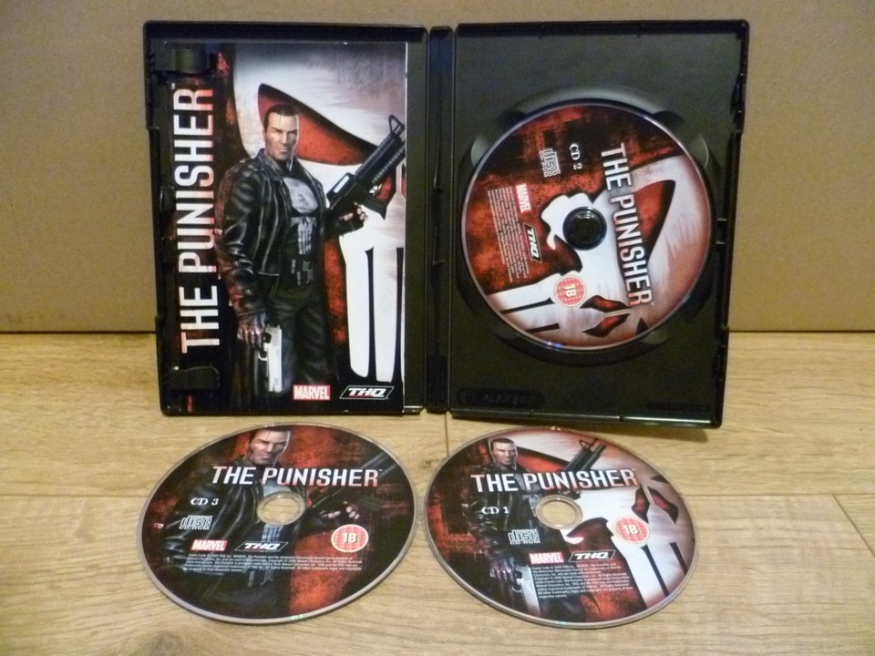 The Punisher Video Games PC CD-ROM Game (2005) 3x Disc Manual Included ...