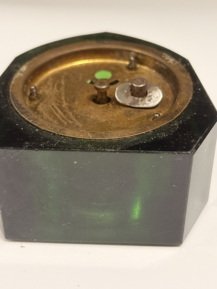 Vintage Adams Green Onyx Mantel Clock Art Deco Wind-Up Not Working | eBay