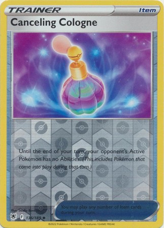 CANCELING COLOGNE 136/189 ASTRAL RADIANCE POKEMON (REVERSE HOLO, NM) | eBay
