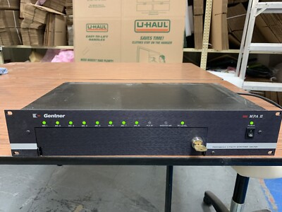 Gentner MPA II 8 Channel Microphone Programmable Auto Mixer/Power Amp ...