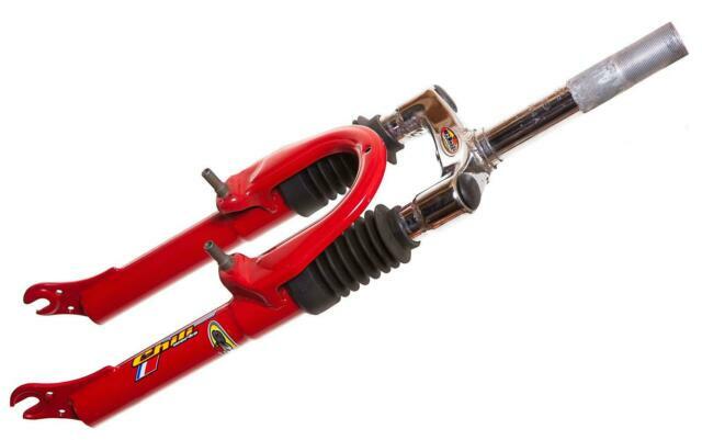 Chili Works 321 24" Wheel 1" Suspension Bike Forks 145mm Threaded Red ...