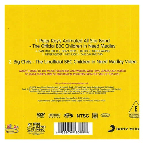 Peter Kay's Animated All Star Band: The Official BBC Children In Need ...