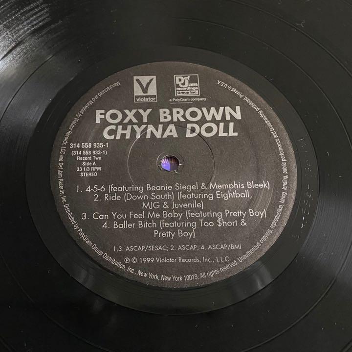 Foxy Brown / Chyna Doll 12" Vinyl 1999 US Original 2LP DMX, JAY-Z ...