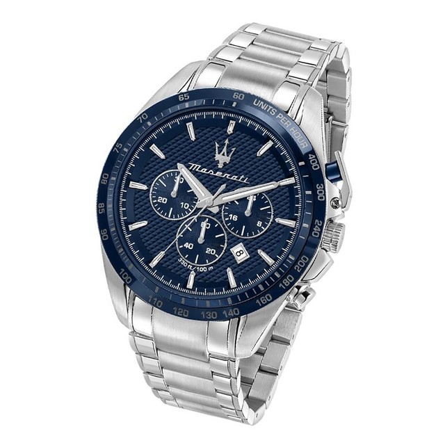 Maserati R8873612043 Men's Traguardo Steel Bracelet Chronograph ...