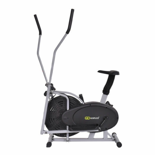 Goplus 2 in 1 Elliptical Fan Bike Dual Cross Trainer Machine for sale ...