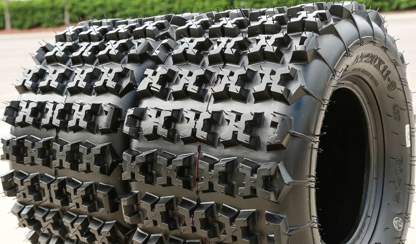 2 Forerunner Eos-H Rear 20x11.00-9 20x11-9 43F 6 Ply AT A/T ATV UTV ...