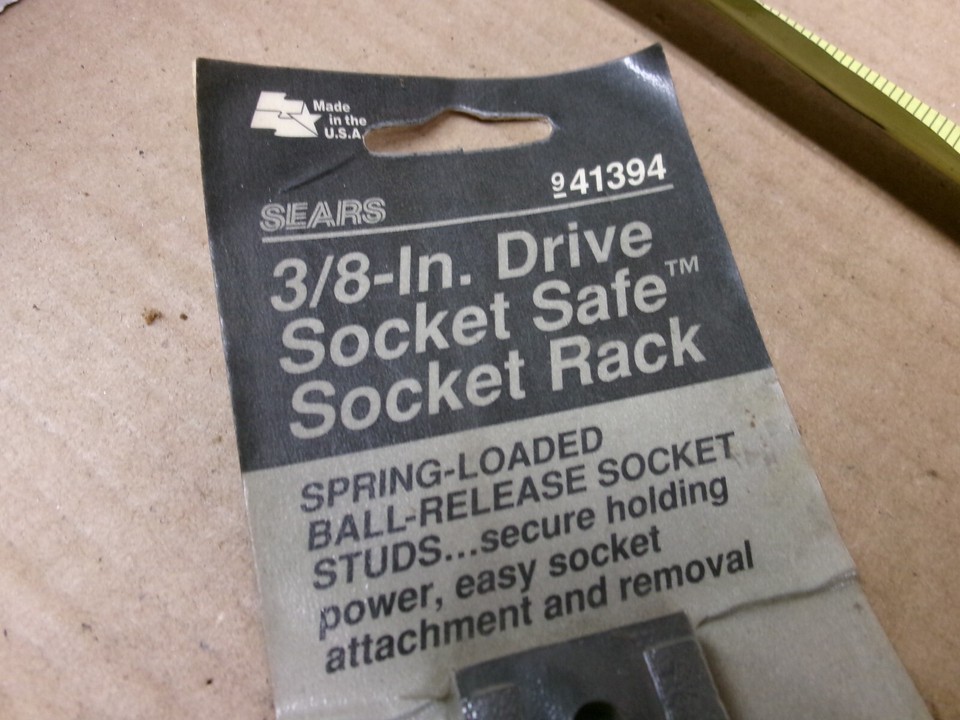 Craftsman USA 3/8" Drive Socket Safe Socket Rack No 41394 | eBay
