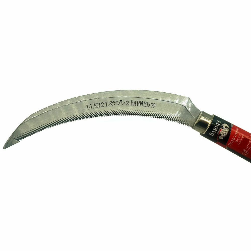 Weed Slasher 13.5" Long Tiger Tooth Serrated Edge Sickle Scythe Saw ...