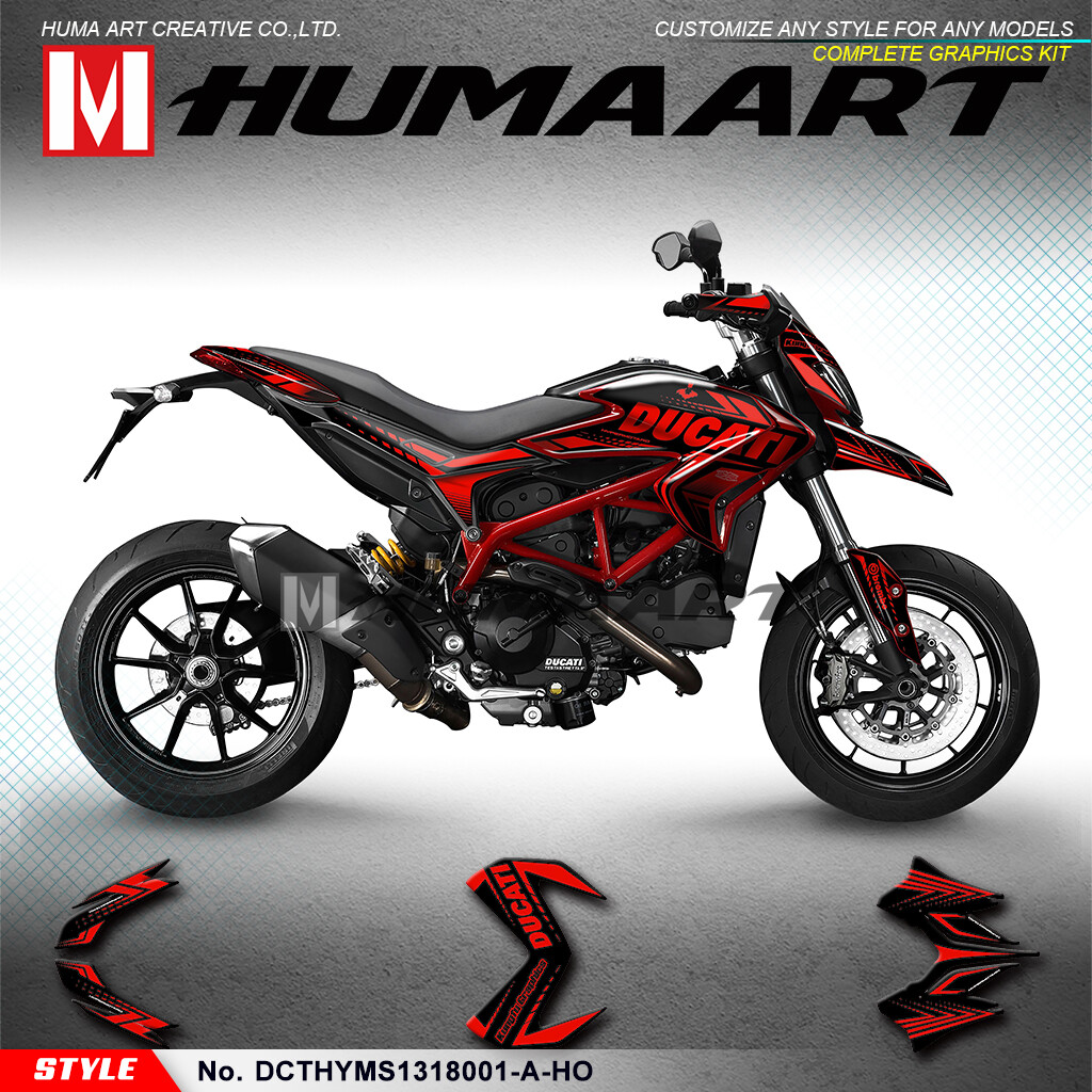 Motorcycle Custom Sticker Decal for Hypermotard Hyperstrada 821 939 ...