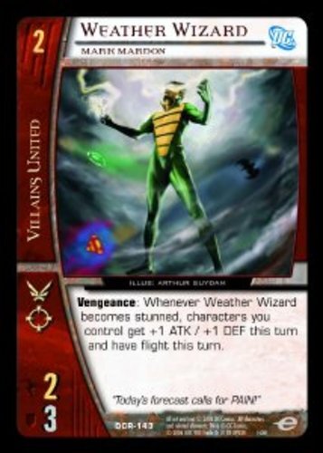 VS System: Weather Wizard, Mark Mardon [Played] DC Infinite Crisis TCG ...