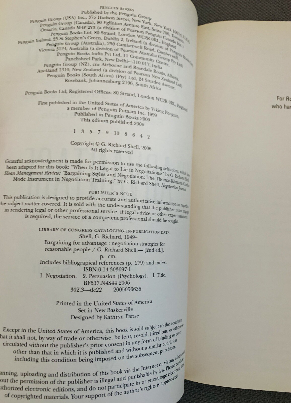 Bargaining for Advantage by Richard Shell - 2006 Paperback ...