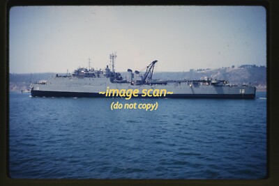 Navy USS Colonial Landing Ship at San Diego in 1959, Original Slide ...