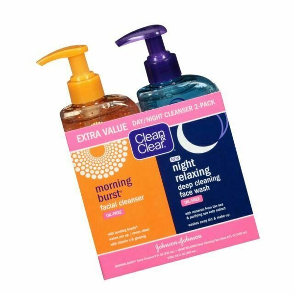 Clean & Clear Day and Night Face Cleanser, 8 oz - 2 Pack for sale ...