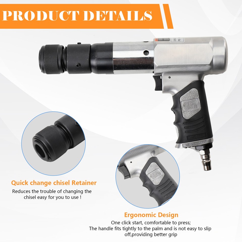 Air Hammer Kit Chisel Multi-functional Pneumatic Hammer Vibration ...