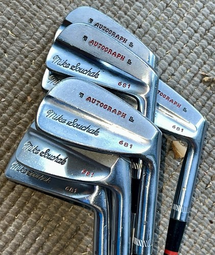 VINTAGE MacGregor Mike Souchak 681 Autograph 2 - 9 Golf Club Iron Set ...