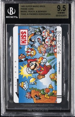 1985 HOR MARIO, PEACH, & BOWSER TOAD, & ENEMIES BGS 9.5 | eBay