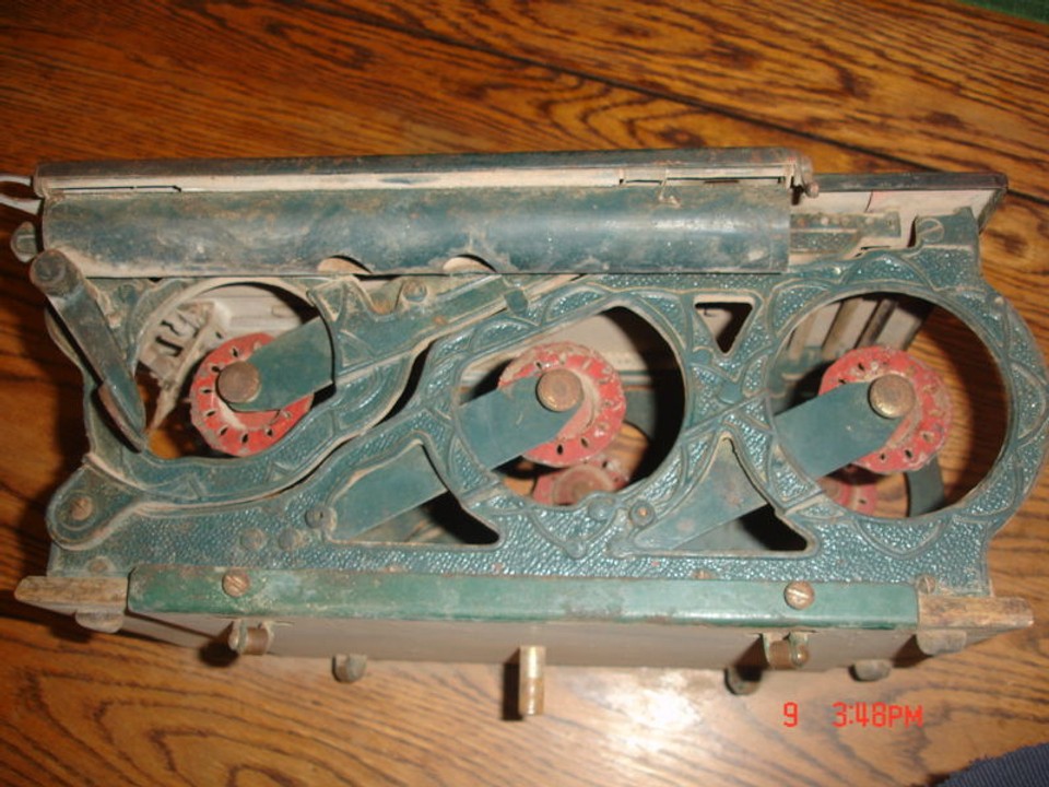 ANTIQUE 1900s UARCO CAST IRON CASH REGISTER RECEIPT MACHINE | eBay