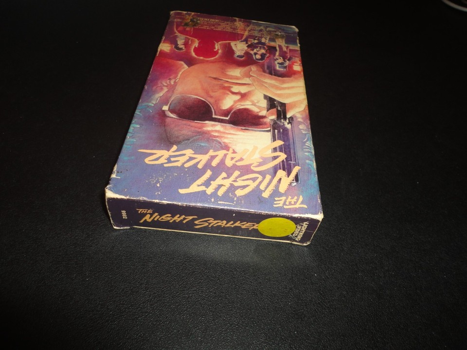 The Night Stalker (VHS, 1987) Charles Napier Rare Horror Lightning ...