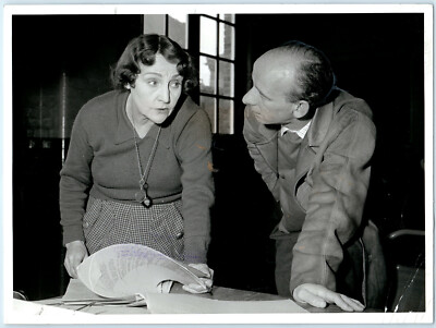 Actress Fay Compton & Producer Gerard Glaister Original BBC Press Photo ...