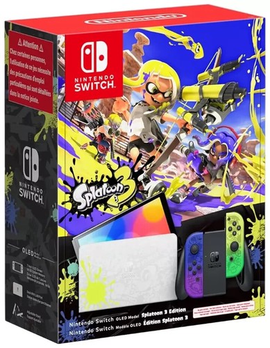 Nintendo Switch OLED-Modell - HEG-001 -limited Splatoon 3 Edition 64GB ...