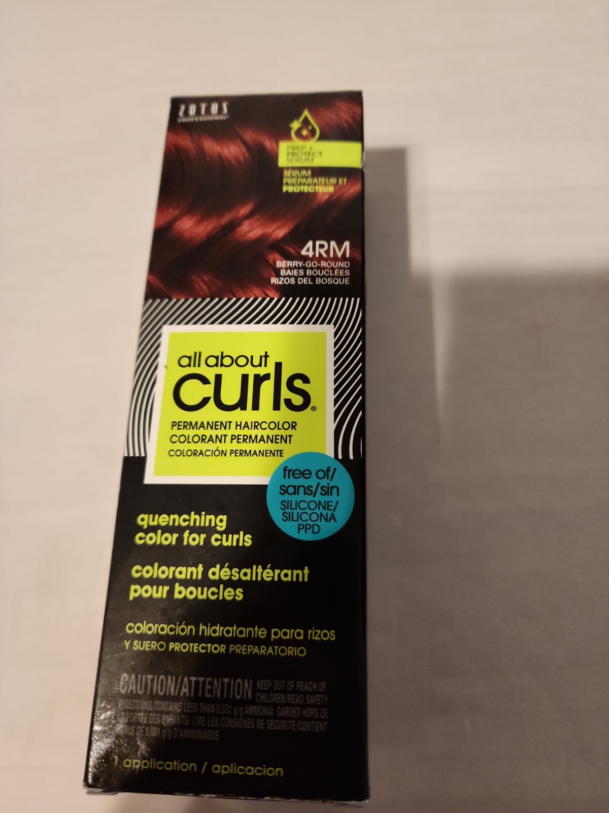 Zotos Professional All About Curls Berry Go Round 4RM Permanent Hair ...