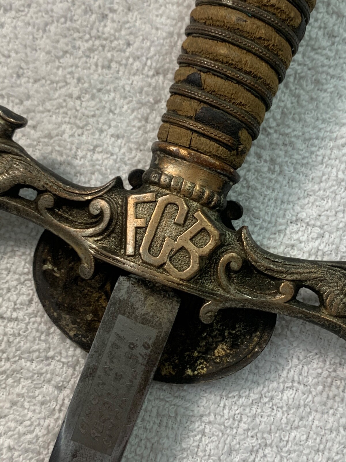 ANTIQUE AMES FCB KNIGHTS OF PYTHIAS MASONIC CEREMONIAL SWORD & SHEATH ...