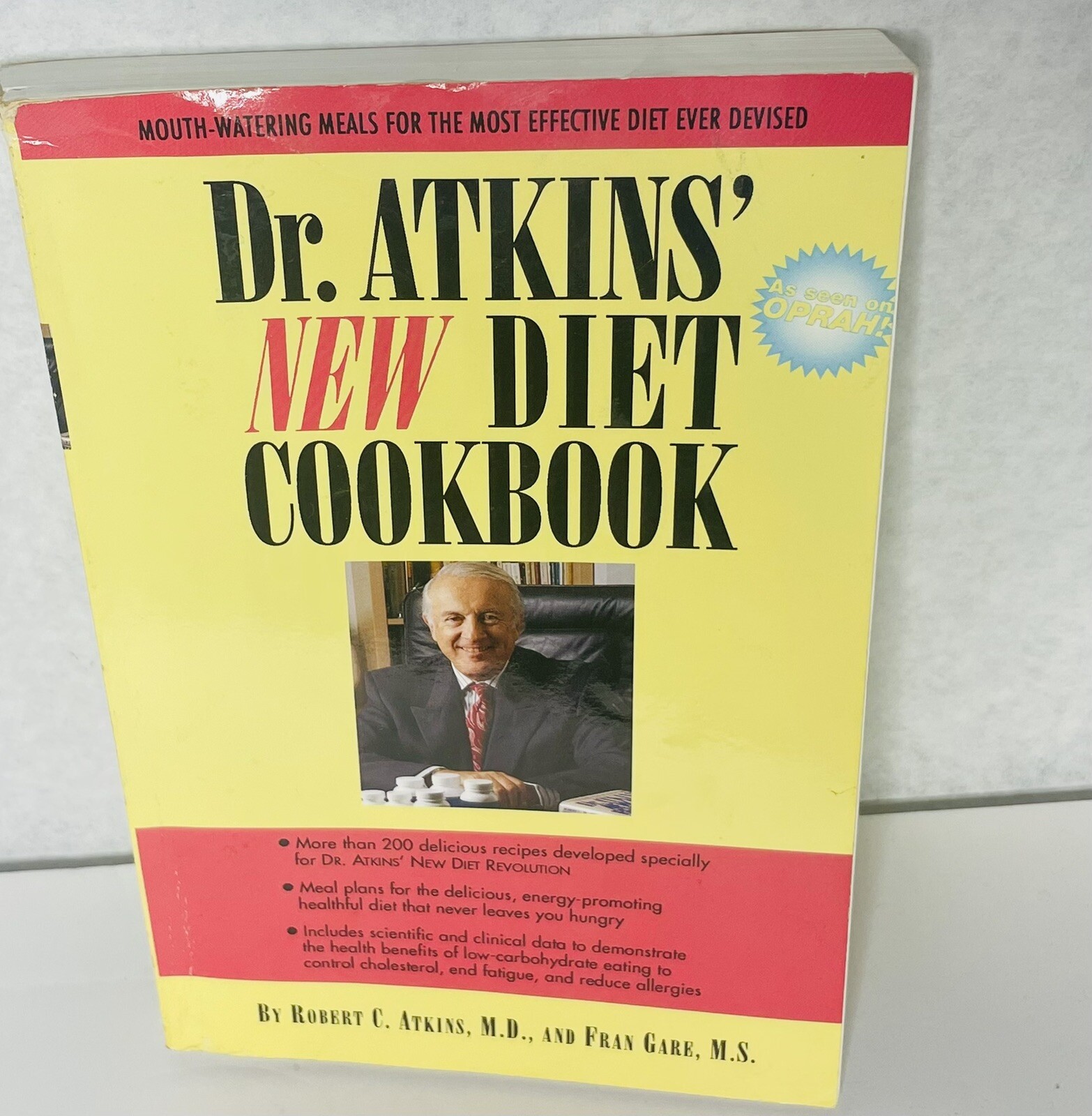 Dr. Atkins' New Diet Cookbook : Mouth-Watering Meals to Accompany the ...