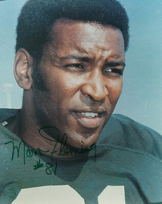 Marv Fleming SB I & II Champs Green Bay Packers Signed Auto 8x10 Photo ...