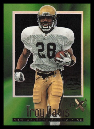 1997 SkyBox E-X2000 #18 Troy Davis Football Card | eBay