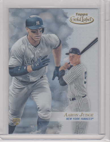 2017 Topps Gold Label AARON JUDGE #86 R/C Rookie Class 3- EX. | eBay