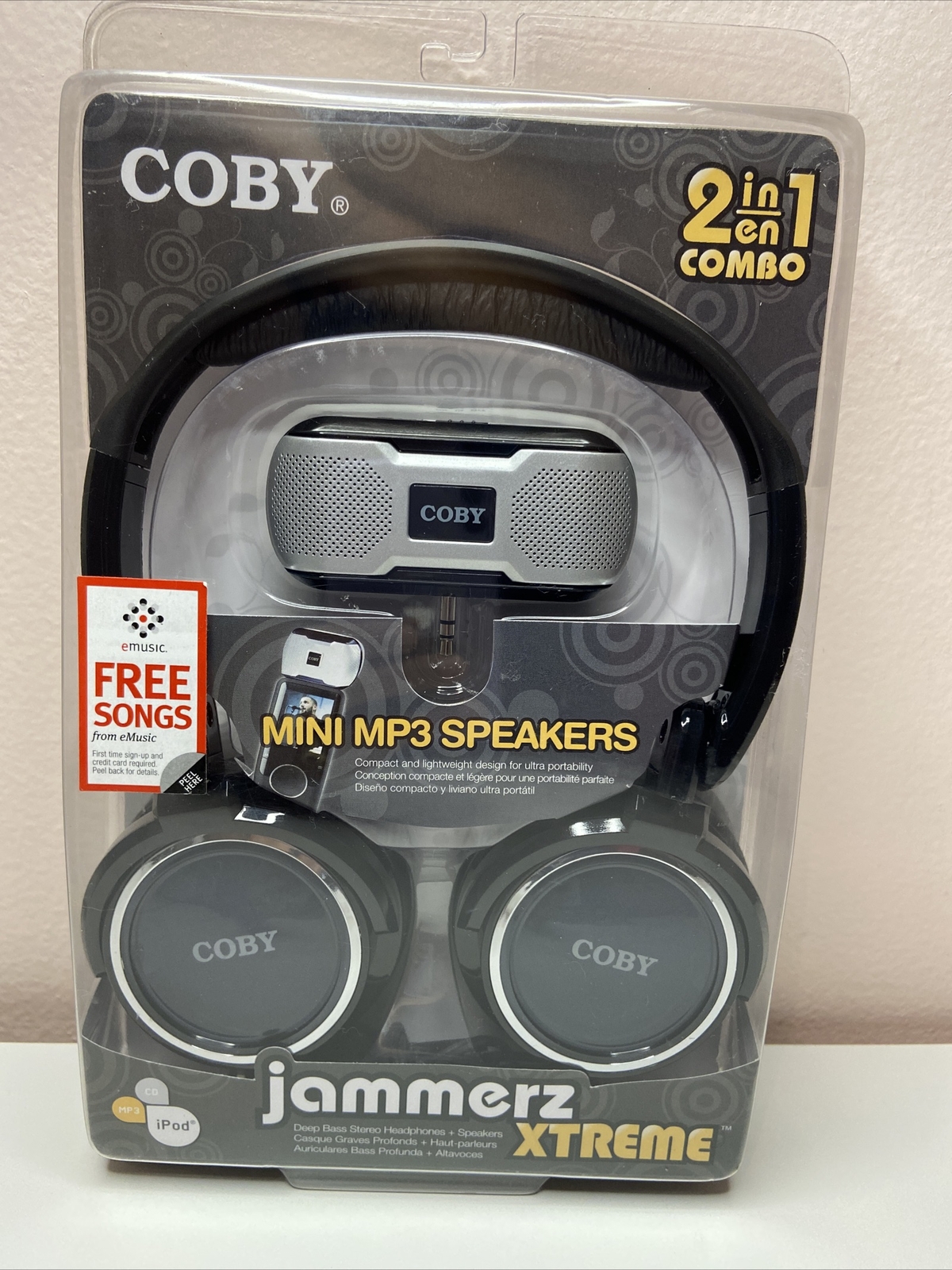 Coby 2 in 1 Combo mini MP3 speakers | eBay