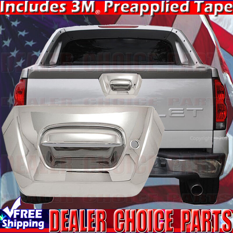 2002-2006 Chevy Avalanche 1500 2500 Chrome Tailgate Handle COVER with ...