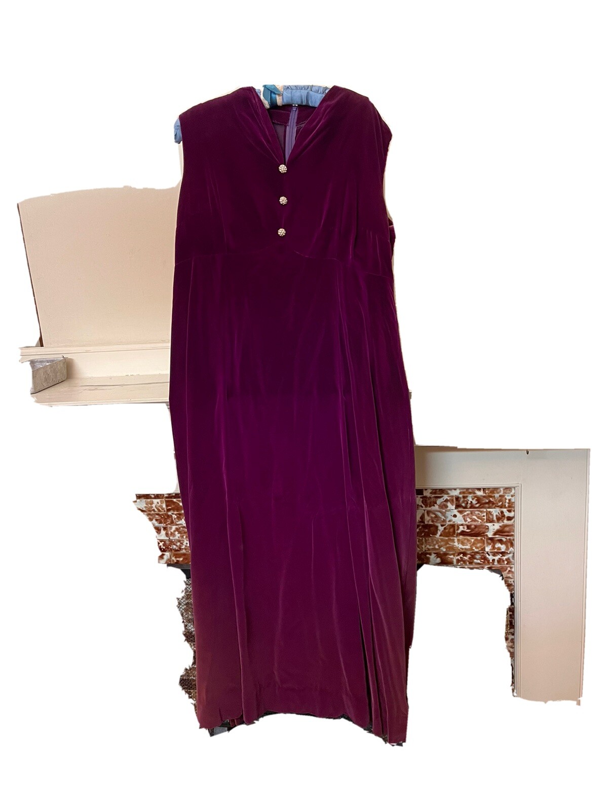 Sleeveless Floor Length Dress - Eastern Star Formal - Gem