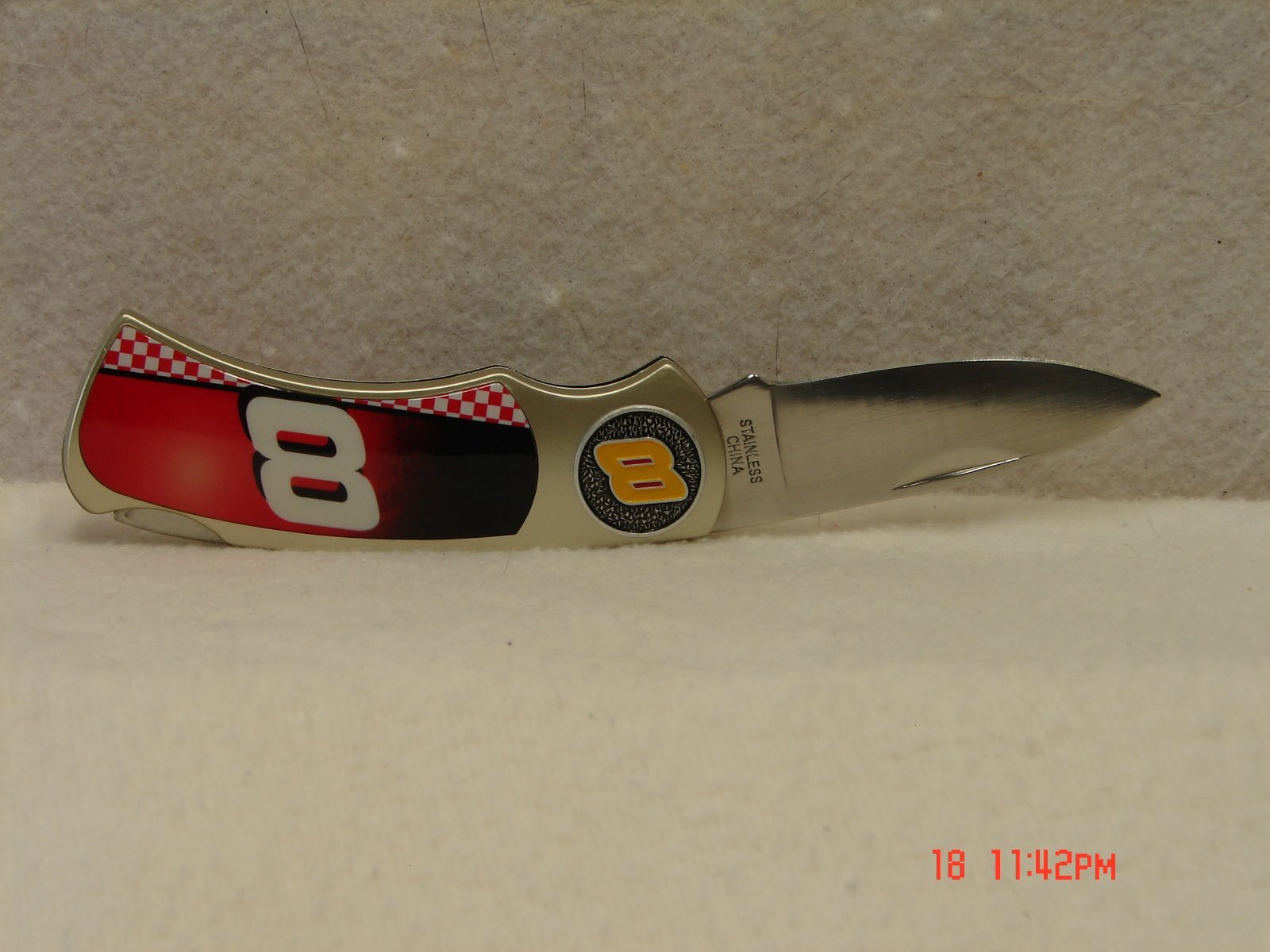 #8 Race Car, Knife and Key Chain | eBay