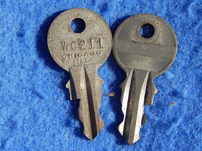 Wurlitzer Key WC 211 - Chicago Lock - wall box or cash box key ...