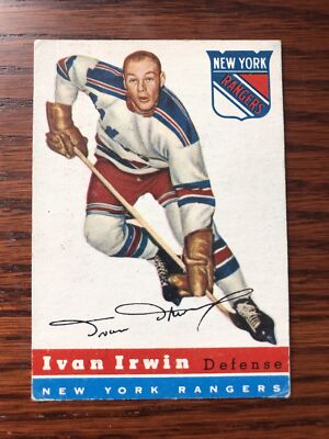1954-55 Topps IVAN IRWIN Rangers #44 | eBay