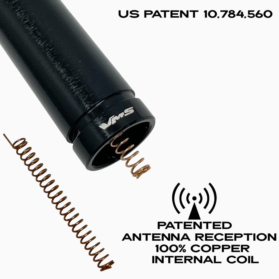 50 CAL CALIBER BULLET ANTI THEFT COPPER COIL ANTENNA FOR 04-19 NISSAN ...