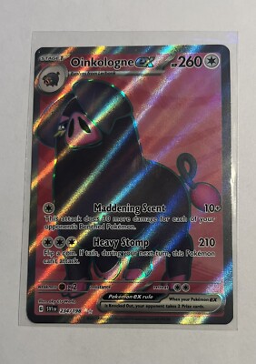 Oinkologne ex - 234/198 Ultra Rare Scarlet & Violet Base Set Pokemon ...