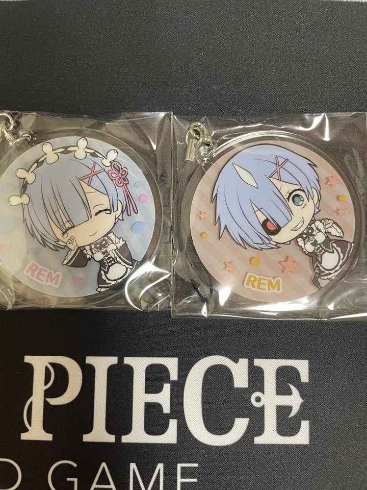 Re Zero Keychain Set Rem Ram Petelgeuse Rubber Strap Collection | eBay