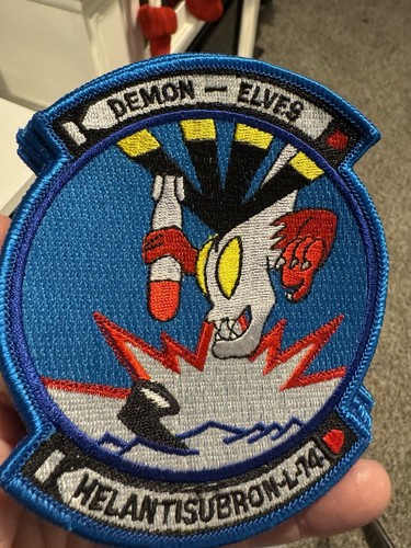 5 Military Demon-Elves Helantisubron L-74 Patches Navy Helicopter anti ...