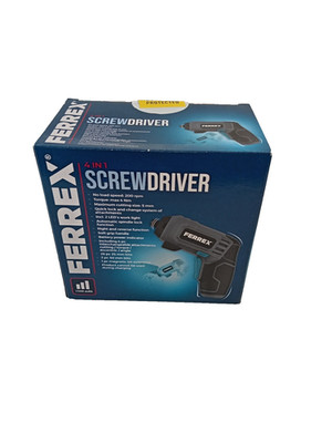 Screwdriver 4 in 1 Automatic Spindle Lock Function FERREX Genuine Brand ...