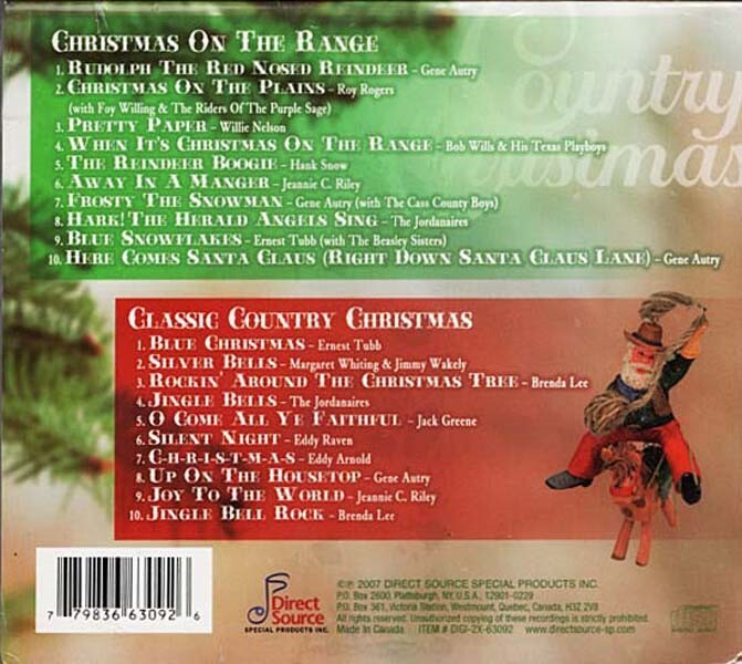 Country Christmas 2 Cd Set ~ Various Artists ~ Christmas ~ 2 CDs ~ New ...