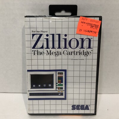 Zillion (Sega Master System SMS 1987) NEW FACTORY SEALED, RARE! | eBay